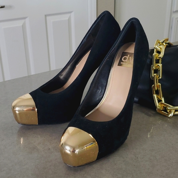 DV by Dolce Vita | Shoes | Dolce Vita Black Suede Platform Heels | Poshmark